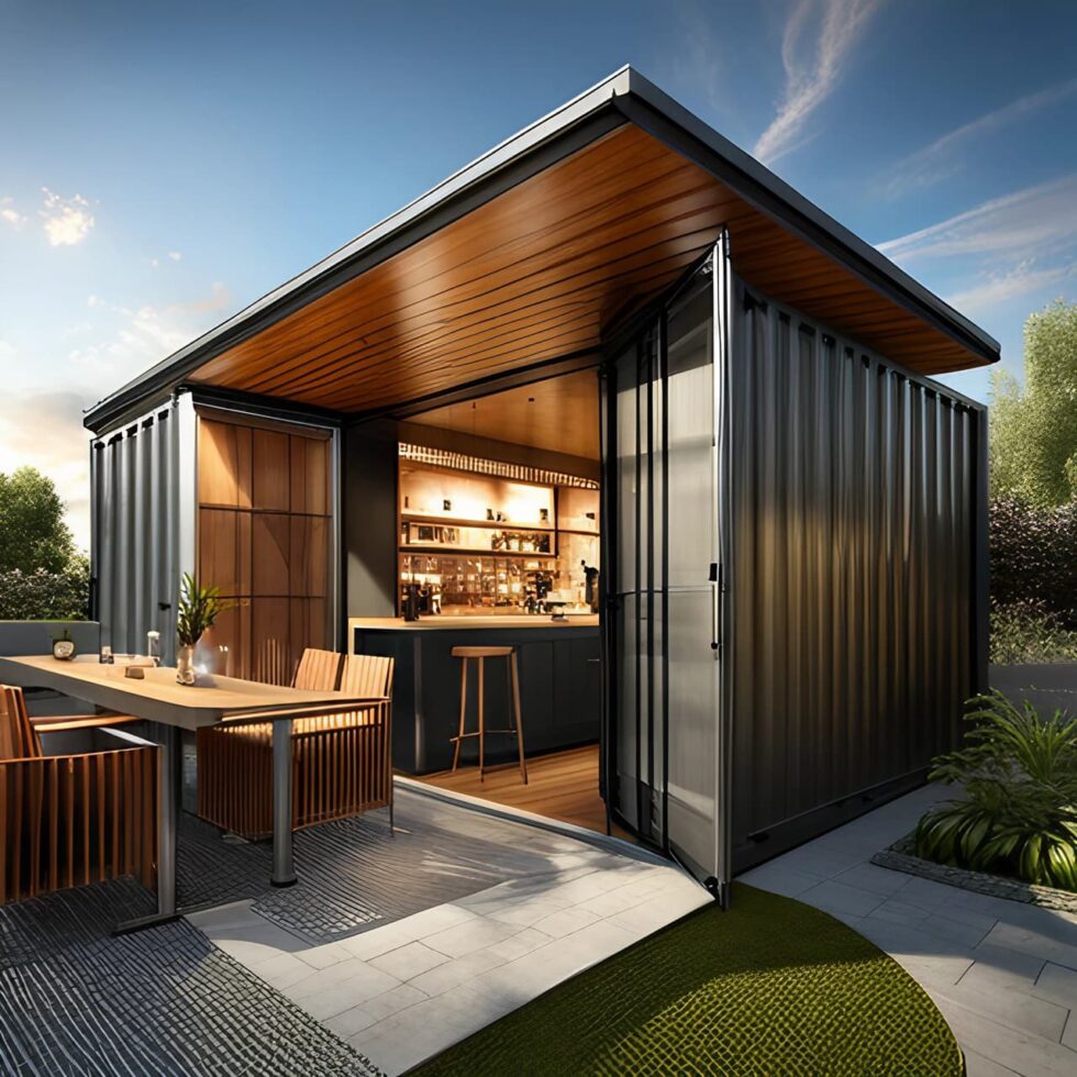 Shipping Container Bar & Pool House Ideas - OZBOX